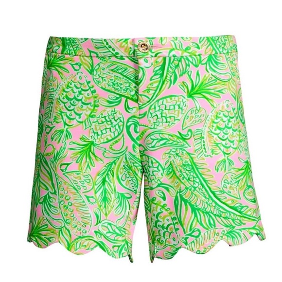 Lilly Pulitzer | Shorts | Nwt Lilly Pulitzer Darci Scalloped Knit ...